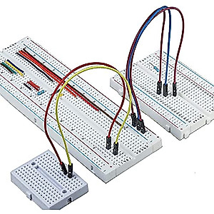 MMOBIEL 6pcs PCB 400 Points Solderless for Prototype Model Compatible with Arduino Home Projects Raspberry Pi 2 3 4 Distribution Connection Block Shield