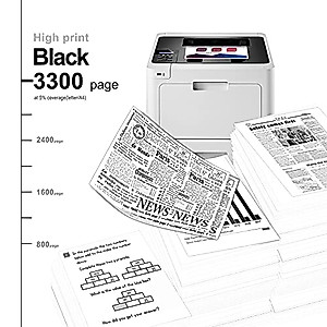 VIT 2 Pack TN431 TN-431 TN431BK TN-431BK Black High Yield Compatible Toner Cartridge Replacement for Brother HL-L8260CDW L8360CDW L8360CDWT L9310CDW L9310CDWT DCP-L8410 Printer