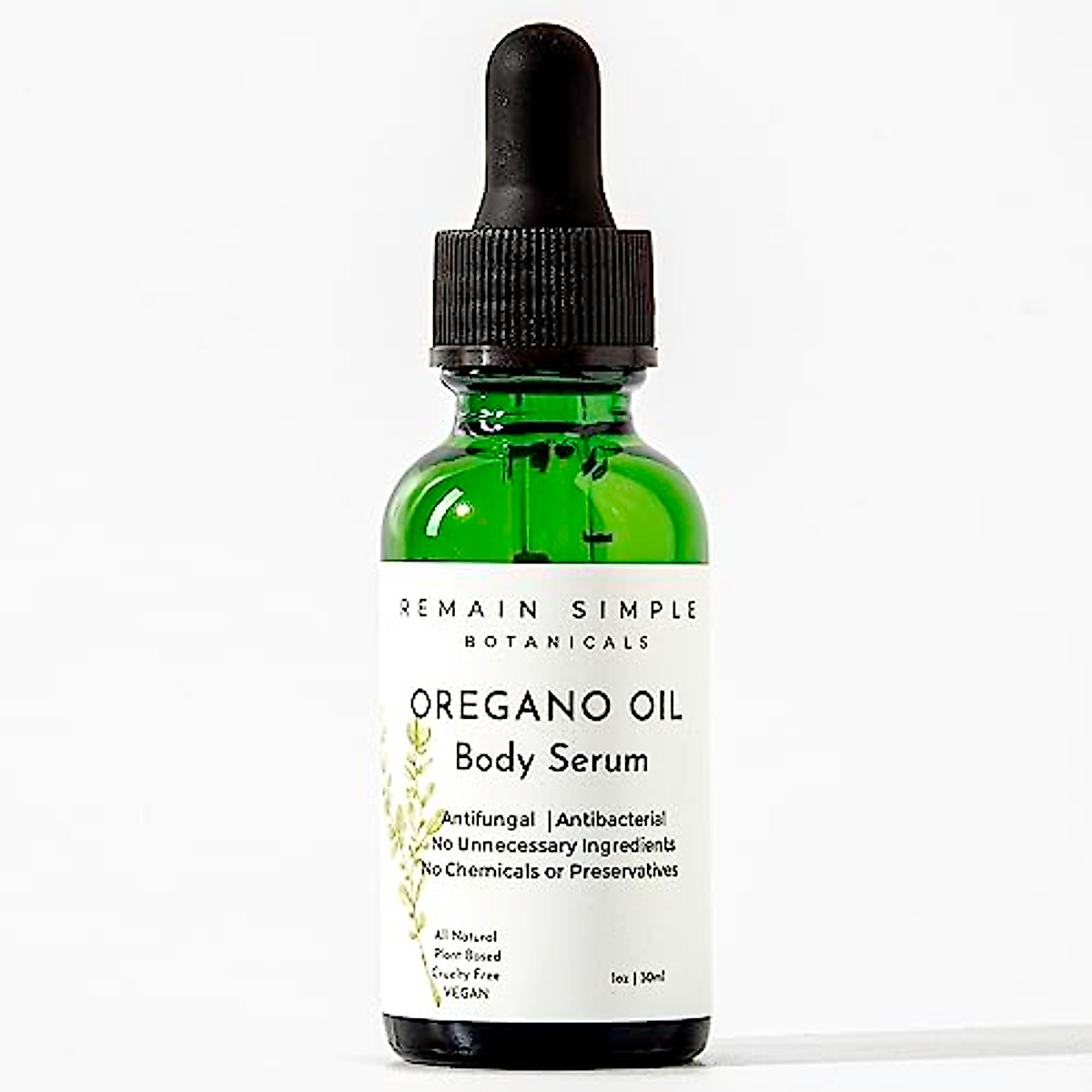 Oregano Oil Body Serum - All Natural Potent Formula to Help Nourish and Heal The Skin & Treat Eczema, Ringworm, Jock Itch, Cracked Skin, Nail Fungus and Much More - Vegan Made in The USA