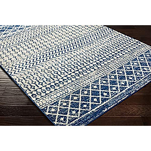Artistic Weavers Chester Boho Moroccan Area Rug 5'3" x 7'6" , Royal Blue