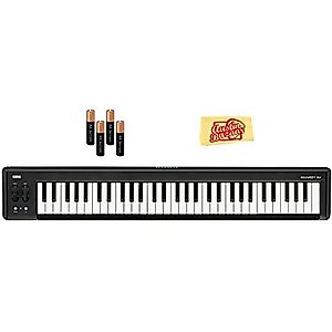 Korg microKEY Air 61-Key Wireless MIDI Controller Bundle with AA Batteries and Austin Bazaar Polishing Cloth