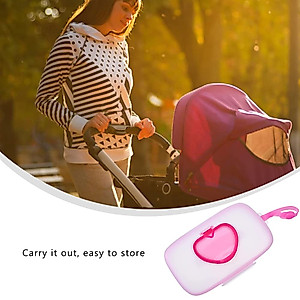 Wet Tissue Box Dirt Resistant Wet Wipe Container Durable Baby Wet Wipe Pouch Container for Travel Outdoor Car Office Home Accessories