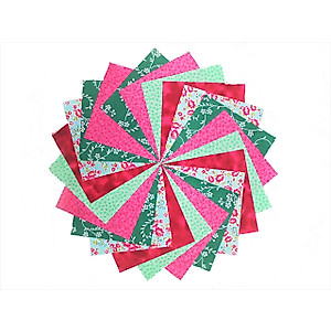 10 10 INCH LAYER CAKE BEAUTIFUL ASIAN FLORAL Charm Pack- 5 diffferent patterns/colors-2 of each