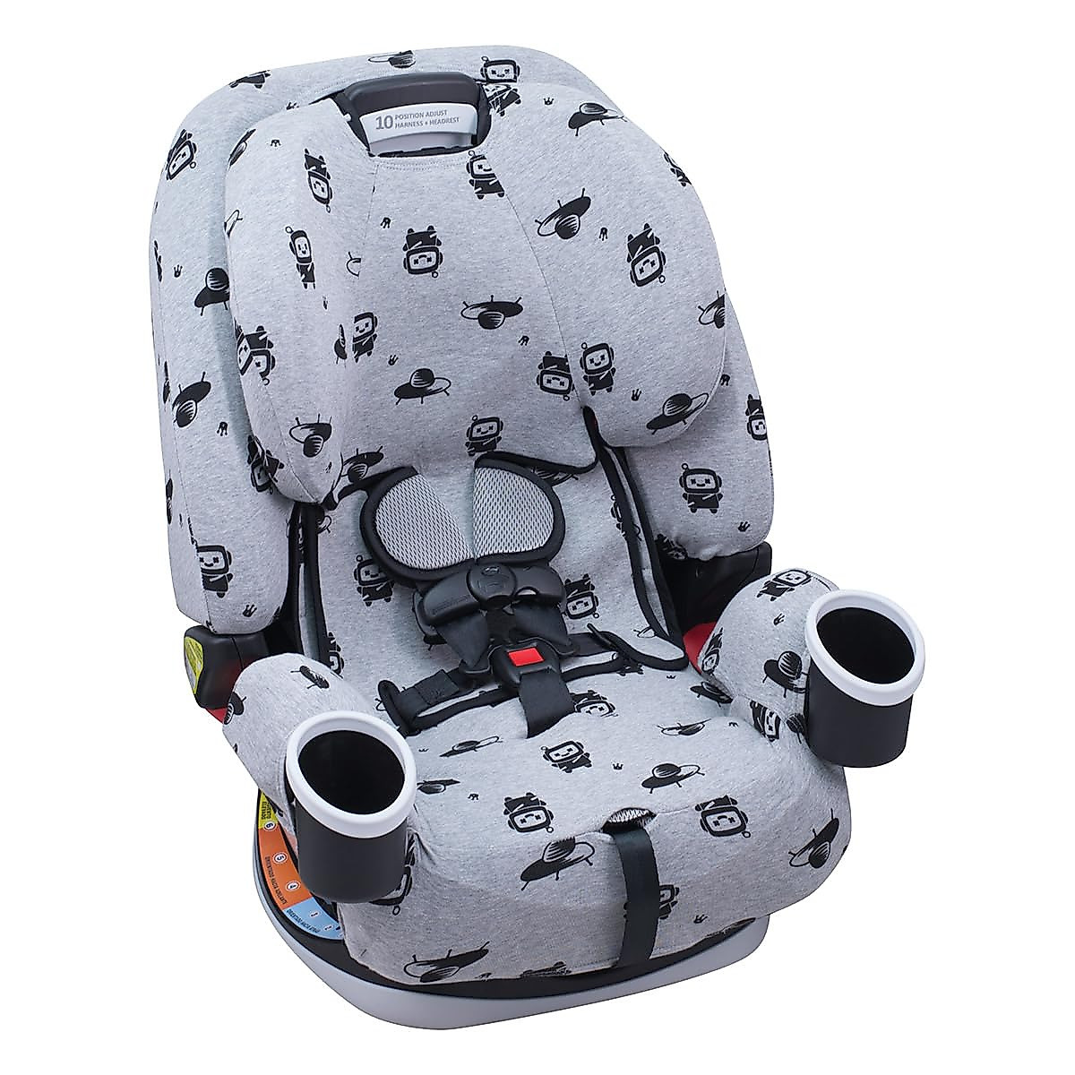 JYOKO Kids Cotton Cover Liner for car seat Compatible with Graco 4Ever DLX 4-in-1 (Cover, Robot Space)