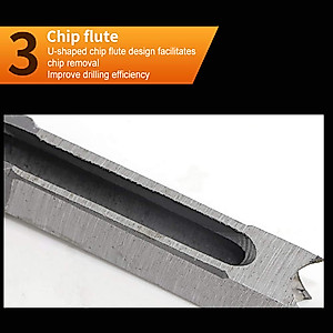 ChgImposs 16MM Woodworking Square Hole Drill Bit, Alloy Steel Wood Hole Saw Mortising Chisel Bit with Twist Drill, DIY Woodworking Countersink Bit Woodworker Hole Drilling Tool
