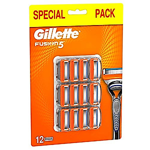 Gilette Fusion5 Razor 12 Blades for Men