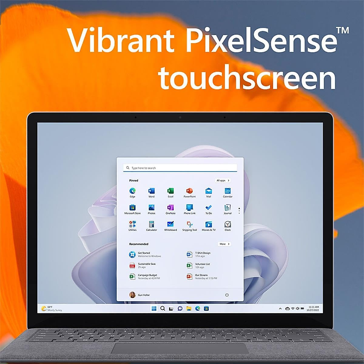 Microsoft Surface Laptop 5 13.5" Touchscreen Notebook - 2256 x 1504 - Intel Core i7 12th Gen i7-1265U - Intel Evo Platform - 16 GB Total RAM - 512 GB SSD - Platinum