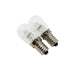 Anyray (2-Pack LED Night Light Bulb, 0.36 Watt (4W 5W 6W 7W Replacement) E12 Candelabra Base, 120V Warm White Color