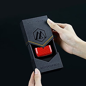 Carbon Fiber Case for AirPods Max and AirPods Pro Glossy Red