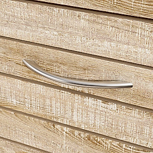 ECACAD 3-Drawer Shoe Storage Cabinet with Ventilate Doors, Wood 3-Tier Shoe Rack Storage Organizer for Entryway, Hallway, Brown (22.4”W x 9.4”D x 42.3”H)