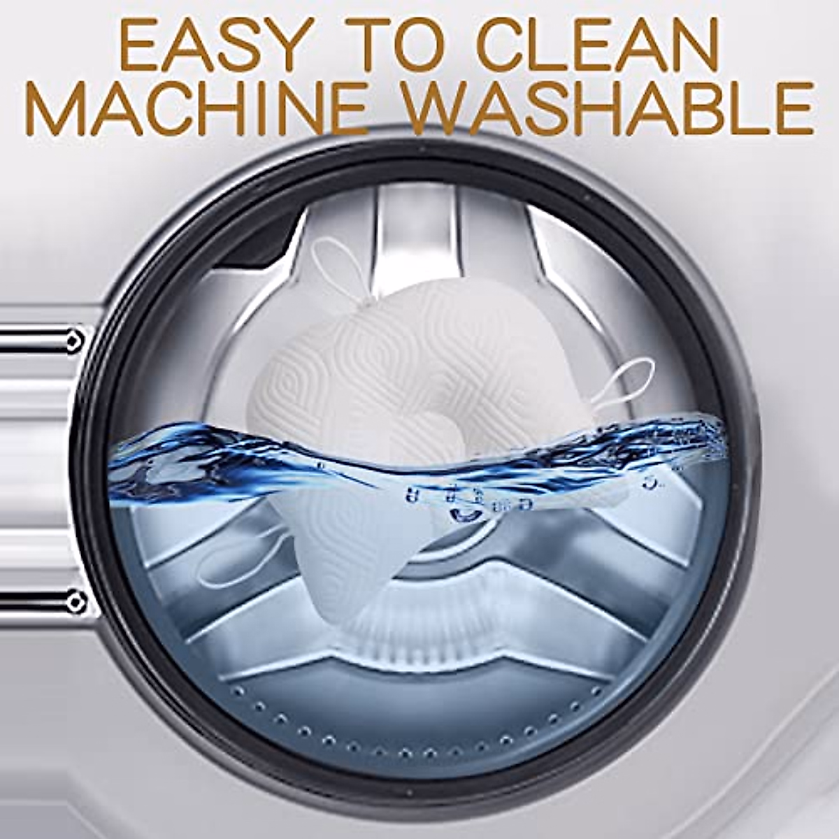 Reidio Newborn Pillow Adjustable Baby Head Pillow Soft and Breathable Baby Pillows for Sleeping Ergonomic Design Washable (3#White)