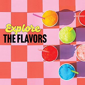 Hawaiian Shaved Ice Syrup Pint, Blue Cotton Candy, Bundled with S900A Snow Cone and Shaved Ice Machine