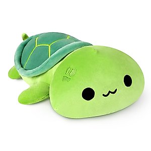 Onsoyours Sea Turtle Cute Plush, Green Soft Stuffed Animal Turtle Plush Pillow, Tortoise Kawaii Plushie Toy for Kids (Green Turtle, 13")