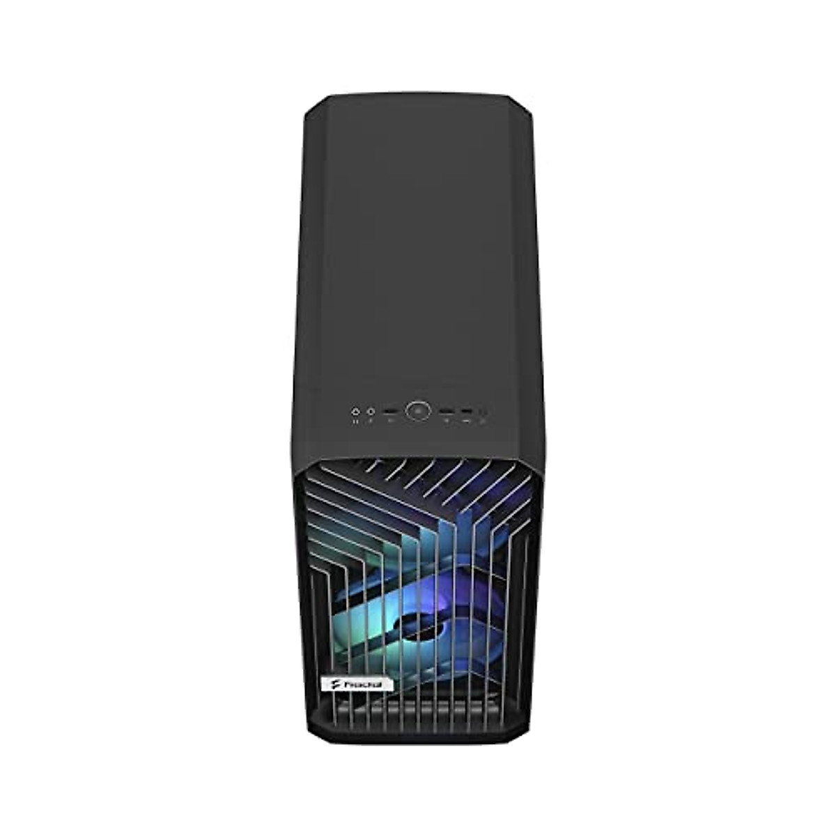 Fractal Design Torrent Compact RGB Black - Light Tint Tempered Glass Side Panels - Open Grille for Maximum air Intake - Two 180mm RGB PWM Fans Included - Type C - ATX Airflow Mid Tower PC Gaming Case