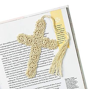 Crocheted Cross Bookmarks (Set of 12) Religious Church Gifts and Bible Study Supplies