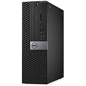 Dell OptiPlex 7050 Small Form Factor Desktop Computer, Intel Core i5-7500, 8GB DDR4, 256GB Solid State Drive, Windows 10 Pro (1735H)