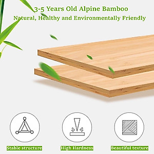 XZXWZX Shoe Rack, Bamboo Foldable Shoes Organizer Free Standing Shelf for Entryway, Closet, Bedroom, Hallway, | Natural | Functional | Multifunctional Shoe Rack (Wood Color) 5 Layers