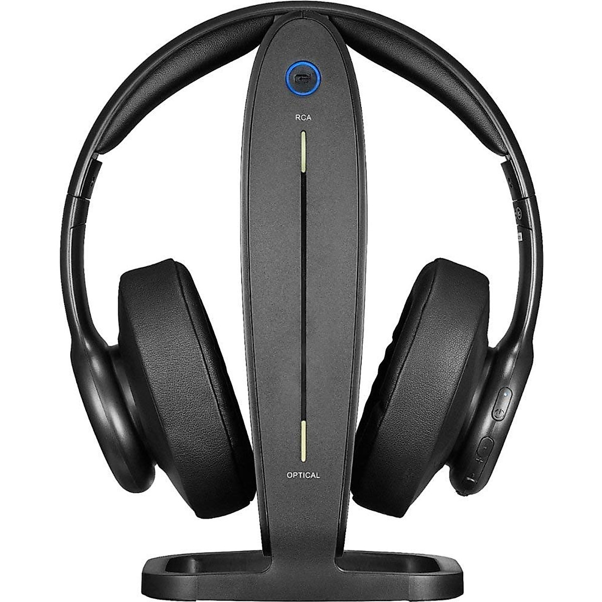 Insignia - NS-HAWHP2 RF Wireless Over-The-Ear Headphones - Black (Renewed)