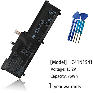Anepoch C41N1541 Laptop Battery Replacement for Asus ROG Strix GL702 GL702V GL702VS GL702VT GL702VM GL702VM1A Series 0B200-02070000 4ICP4/59/13 15.2V 76Wh 4840mAh
