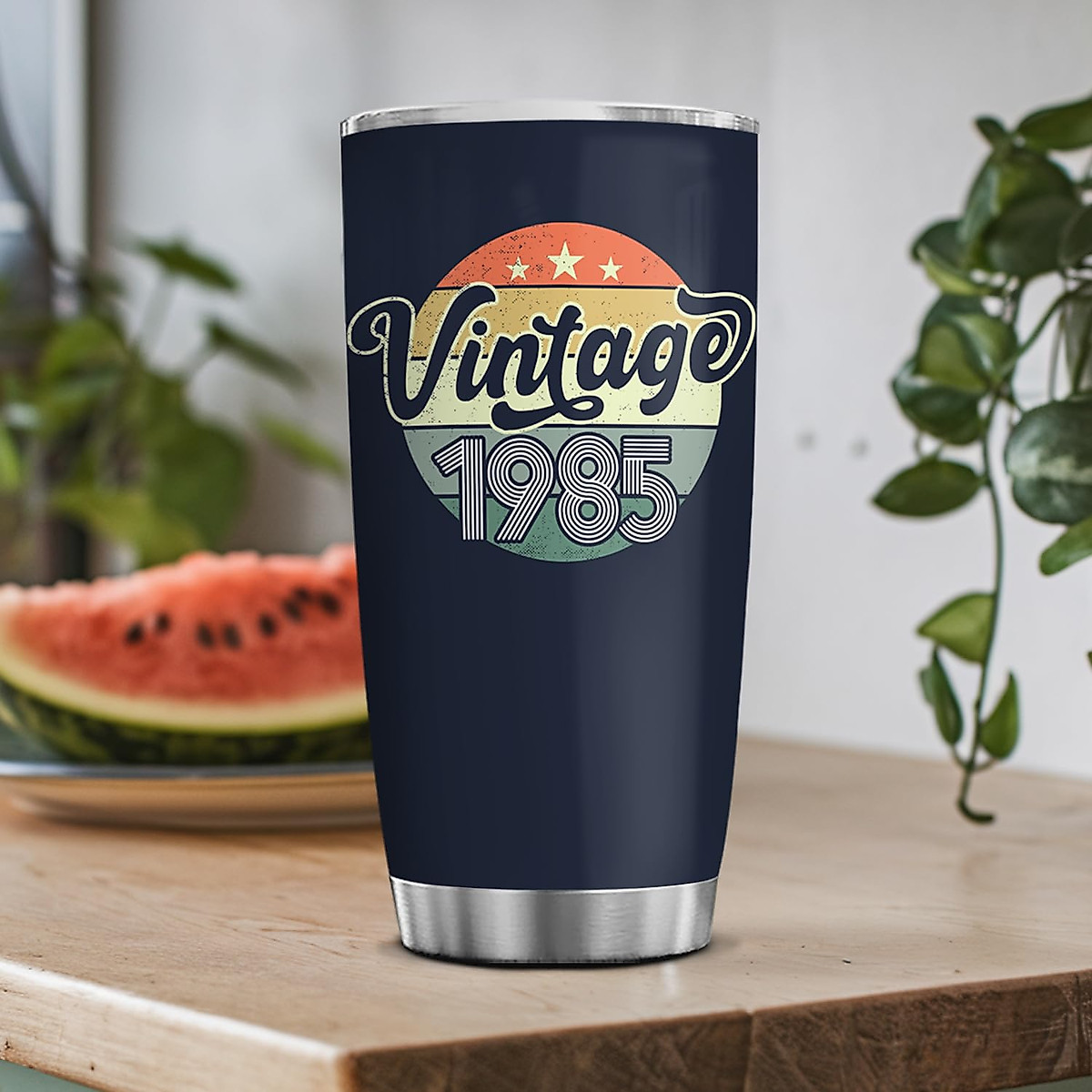 FROOBLEQUIRK 40 Years Old 20 Oz Tumbler – 40th Birthday Gift for Men, Women, Mom, Dad, Wife, Husband, Brother, Uncle, Funny 40-Year-Old Gift & Birthday Decoration