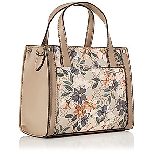 Nine West Candance Mini Tote Crossbody Monterose Logo Floral One Size
