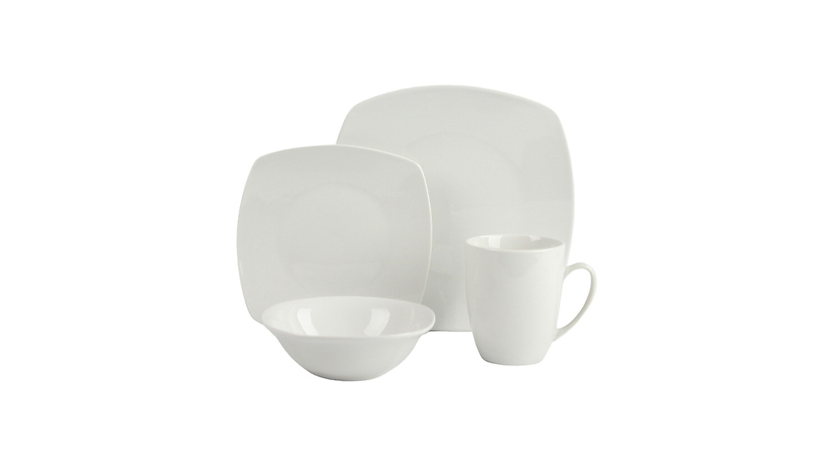 10 Strawberry Street Simply Square Dinnerware Set