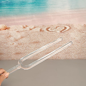 ENERGYSOUND Quartz Crystal Tuning Forks F Heart Chakra Perfect Healing Musical Instrument Diametre 16mm