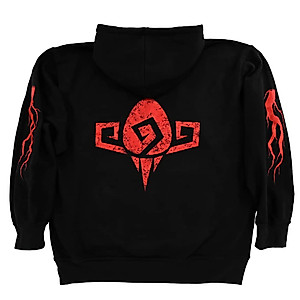 LSPWAFAEF Badboyhalo Eggpire Hoodie Merch Dream Team SMP MCYT Sweatshirt Men/Women Techno Cosplay Hooded (Black,6X-Large)