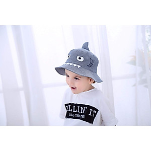 Kids Toddler Baby Floppy Sun Hat for Boy Girl Breathable Animal Bucket Summer Cap UPF 50+ Protection