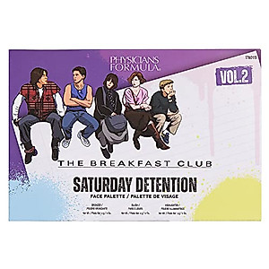 Physicians Formula The Breakfast Club Collection Murumuru Butter Bronzer, Blush, Highlighter Face Powder Makeup, Saturday Detention Face Palette Volume 2