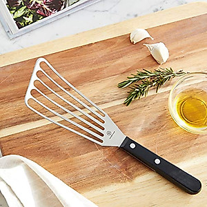 WÜSTHOF Gourmet 6.5" Offset Slotted Spatula,Silver/Black