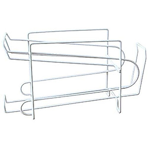 AUSUKY 2 Tier Metal Can Dispenser Refrigerator Beverage Rack Storage Holder for Soda Beer Coke