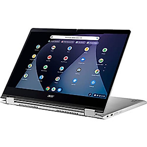 Acer Chromebook Laptop Touchscreen Flip 14inch FHD IPS Display| AMD Ryzen 3 5125C| Google Chrome| Backlit Keyboard| Wi-Fi 6| Bluetooth| Two USB Type-C| FHD Camera| 2 in 1| Cloth