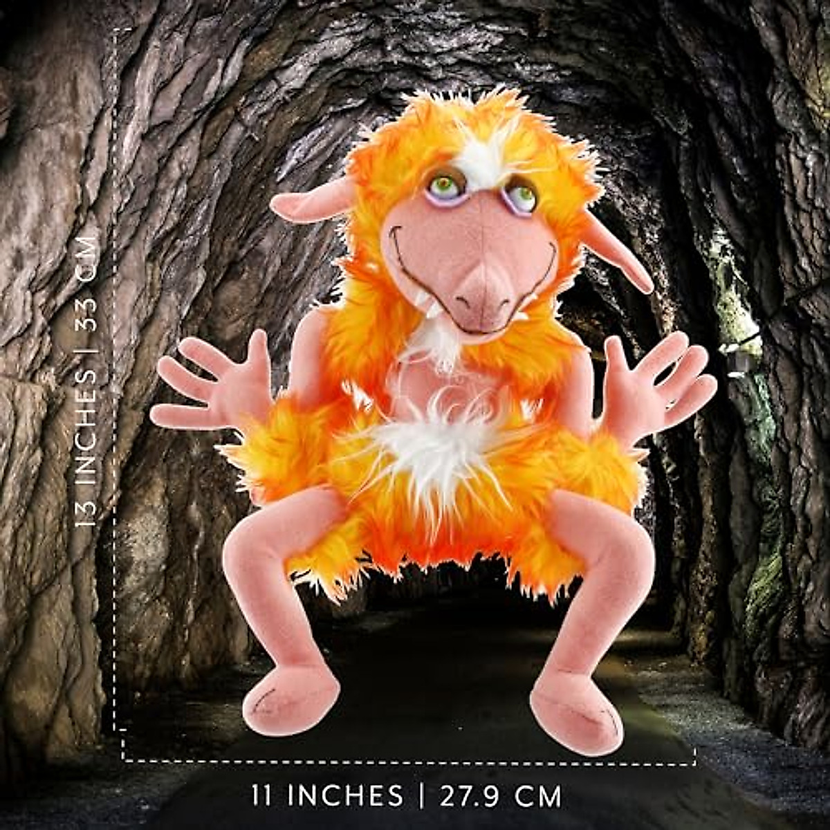 Toy Vault Labyrinth Firey Plush, Creature Stuffed Toy from Jim Henson's Labyrinth Classic Movie