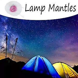 20 Pcs Universal Kerosene Lamp Mantles,Universal Dual Head Gas Lantern Accessories Mantle for Home Restaurant Decoration or Camping Hiking