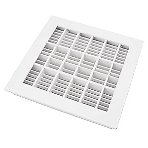 RvSky Garden Supplies Pool Main Drain 25.3x25.3cm Replacement Pool Square Main Drain for Swimming Pools Massage Pools SPA Pools White