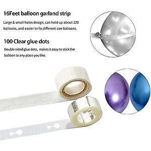 Outer Space Balloon Garland Kit, 115Pcs Universe Space Planets Party Balloon Garland Kit Included Happy Birthday UFO Rocket Astronaut Galaxy Moon Star Balloons for Kids Birthday Party Decorations