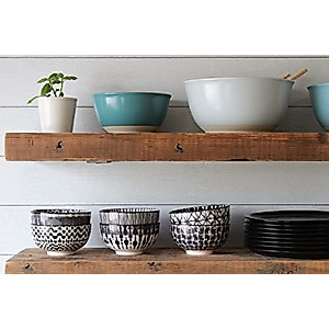 Urban Legacy Deep Floating Shelves | Reclaimed Chunky Wide Plank Barn Wood Shelves with Low Profile Brackets | High Weight Capacity