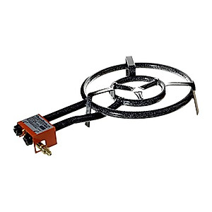 Garcima G400 Paella Propane Gas Burner, Enamel Steel, 16 inches