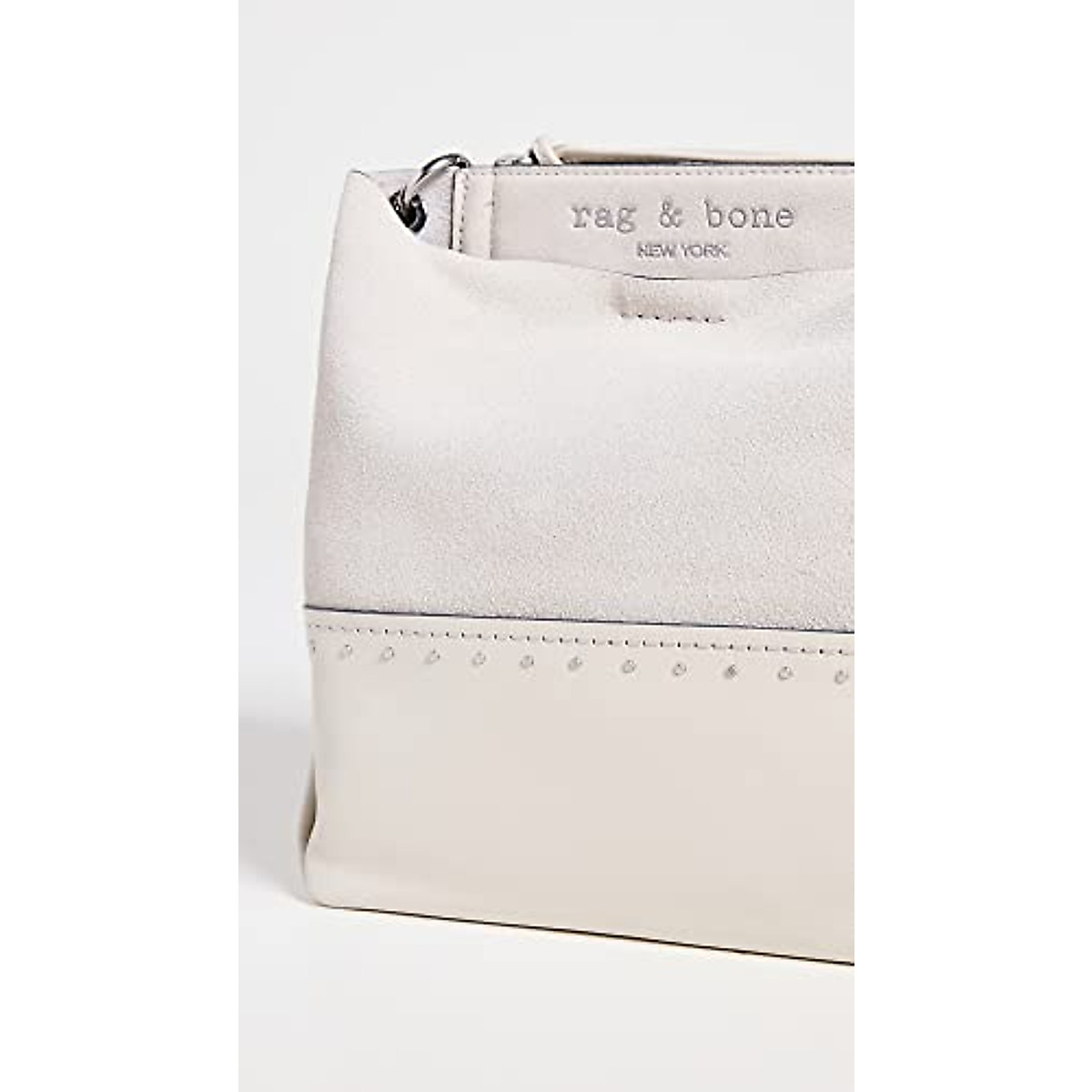 rag & bone Women's Passenger Crossbody Bag 2.0, Sterling Grey, One Size