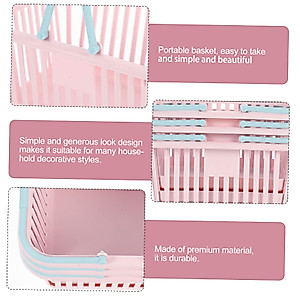 Didiseaon 6 pcs Storage basket shopping basket small baskets for organizing basket with handle kids shopping cart Grocery Baskets Mini plastic pallets Vegetable Basket storage box child Toy