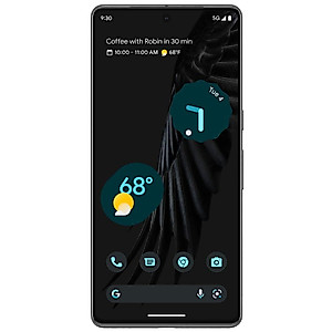 Google Pixel 7 5G 128GB 8GB RAM 24-Hour Battery Factory Unlocked for GSM Carriers Global Version - Obsidian (Renewed)