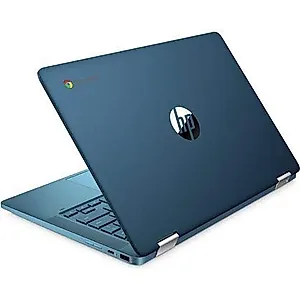 HP 2022 Chromebook X360 2-in-1 14" HD Touchscreen Light and Slim Laptop, Intel Celeron N4020 Processor, 4GB RAM, 64 GB eMMC, Webcam, Bluetooth, Wi-Fi, Chrome OS, Teal, W/IFT Accessories