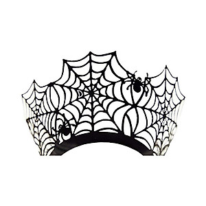 BinaryABC Halloween Cupcake Wrappers,Spider Web Cupcake Wrapper,Halloween Party Decorations Supplies 36Pcs