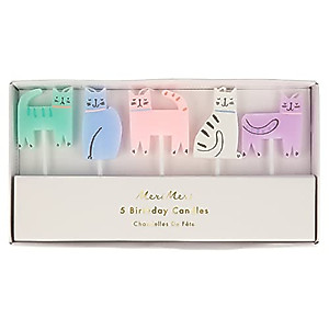 Meri Meri Cat Candles (Pack of 5)