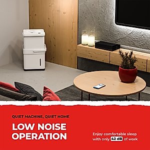Pohl+Schmitt 2000 Sq Ft Cube Dehumidifier - 20 Pint Energy Star Portable Dehumidifier — Low Noise, Smart Humidity Control, and LED Control Panel with Lift and Twist Design