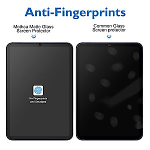 Mothca 2 Pack Matte Glass Screen Protector for iPad Mini 8.3” A17 Pro (2024) & Mini 6 (2021) with Alignment Frame, Anti-Glare & Anti-Fingerprint Tempered Glass Film for iPad Mini 7/6, Smooth as Silk