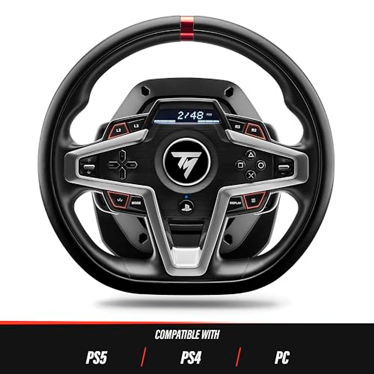 ThrustMaster T248 Force Feedback Racing Wheel and Magnetic Pedals - UK Version