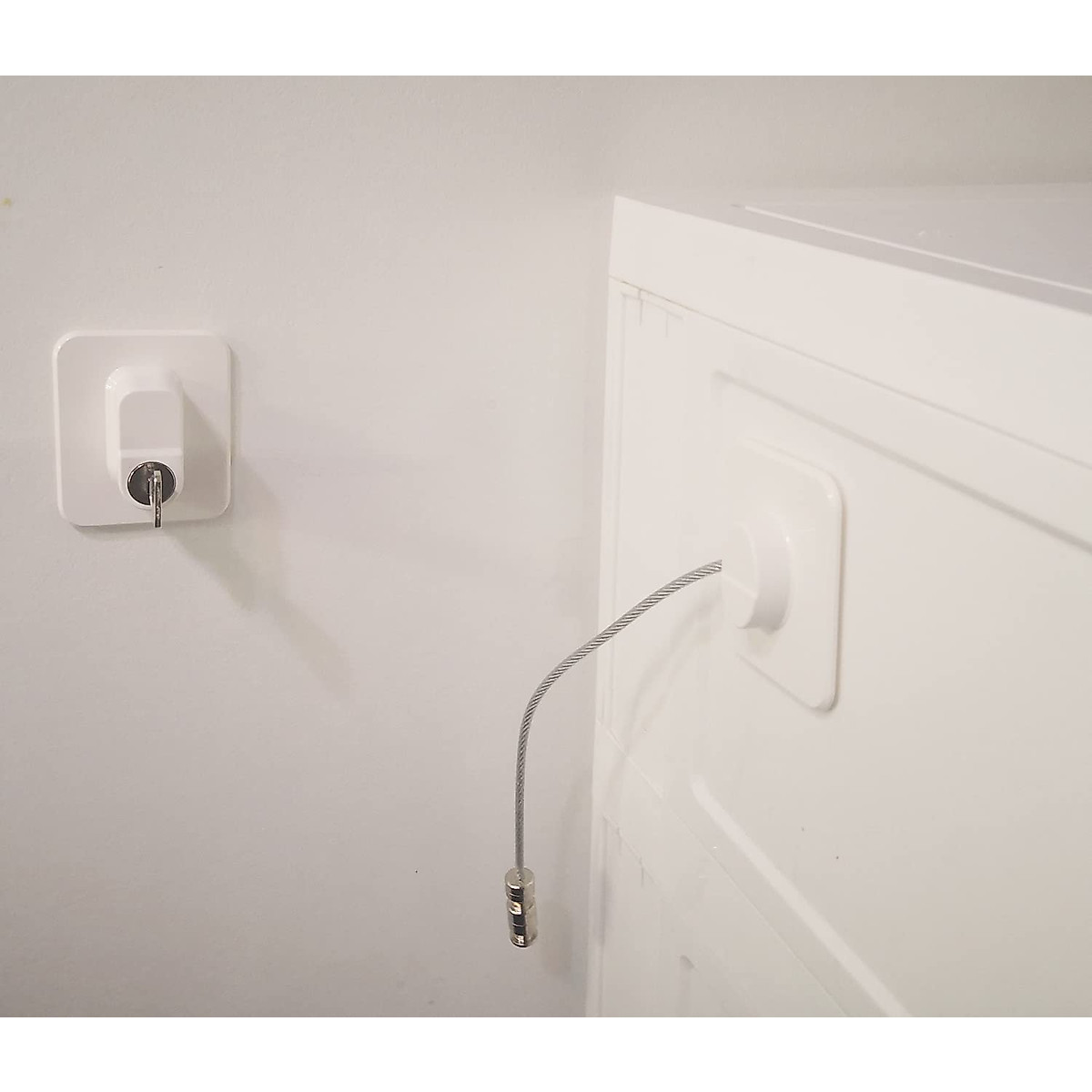 YEYA Upgraded No Drill Anti Tip Furniture Wall Anchors for Baby Proofing 4 Pack