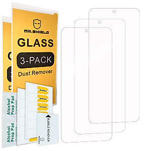 Mr.Shield [3-Pack] Screen Protector For Xiaomi (Redmi Note 12 4G) [Shorter fit for case] [Tempered Glass] [Japan Glass with 9H Hardness] Screen Protector